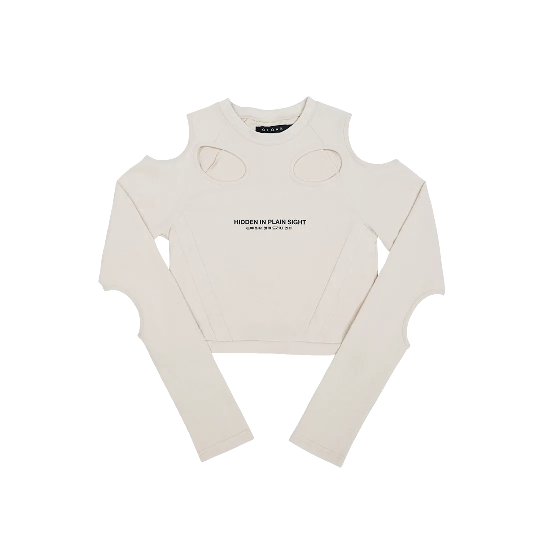 Cutout Cropped Long Sleeve – CLOAK